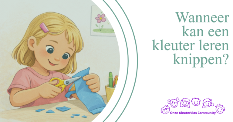 Knipoefeningen voor beginnende knippers – Onze Kleuterklas Community